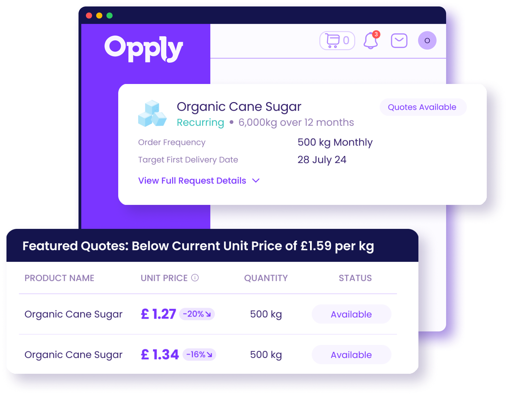 Food & Beverage Ingredient Cost Savings - Opply