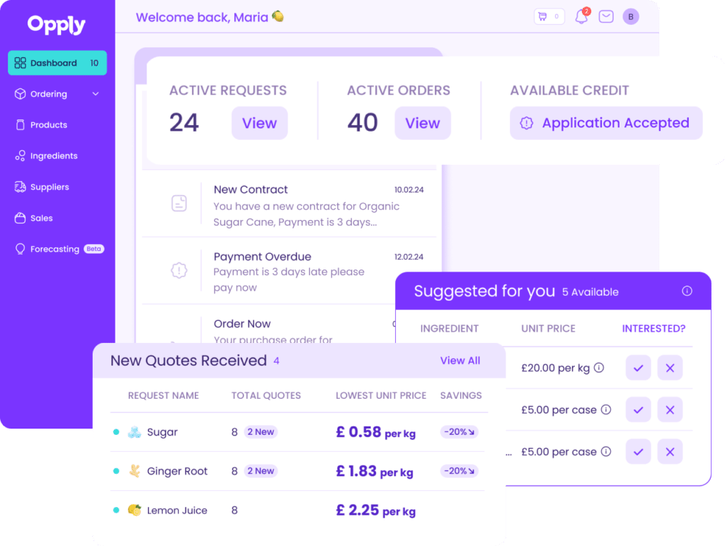 Opply - AI-powered Ingredient Ordering